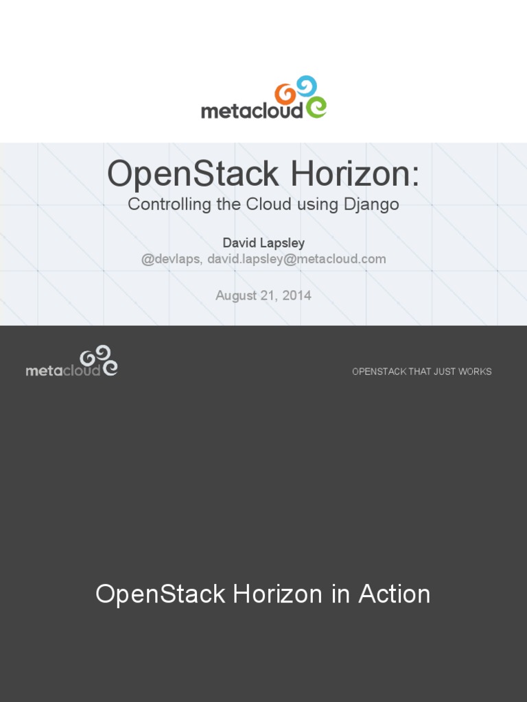 Openstack Horizon | PDF | Open Stack | Software Engineering