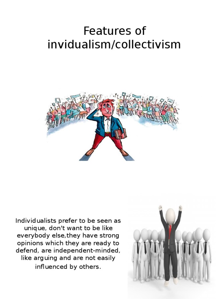 Features of Invidualism/collectivism | PDF