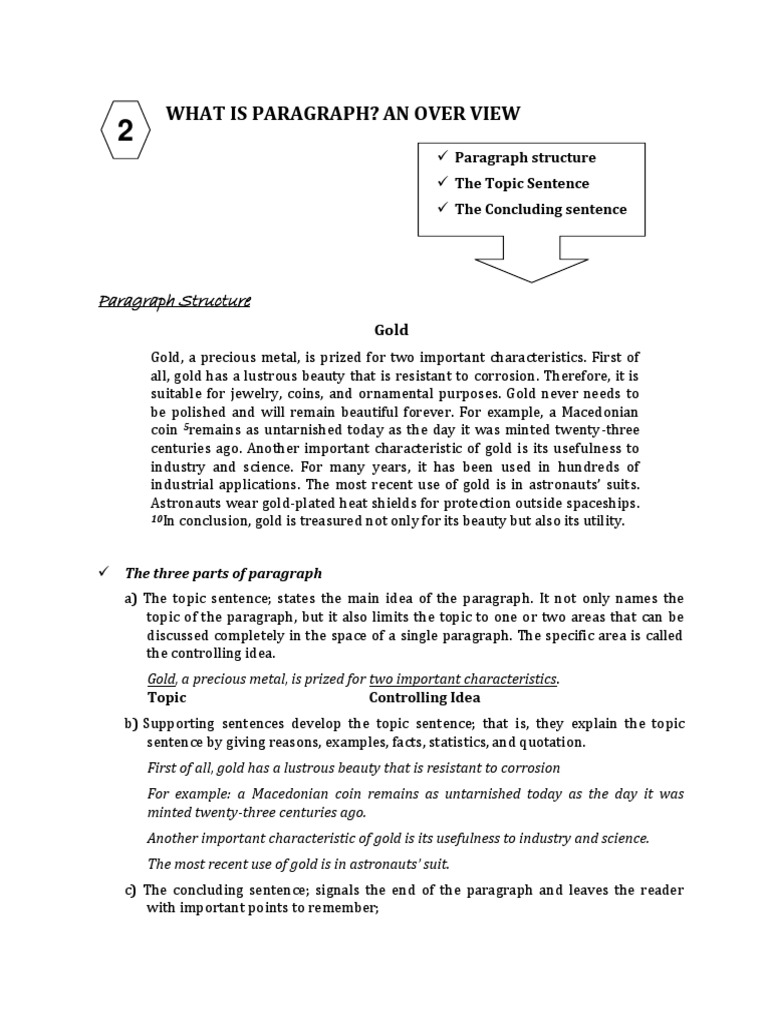 Writing Effective Topic Sentences | PDF | Magma | Paragraph