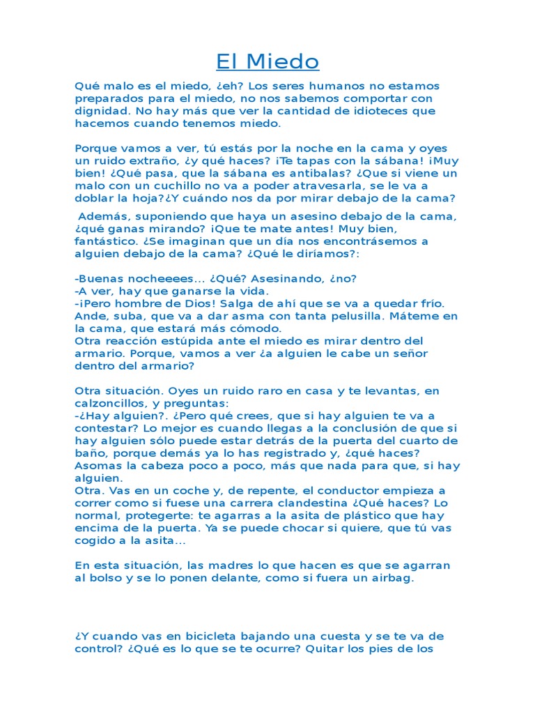 Monologo | PDF | Ocio