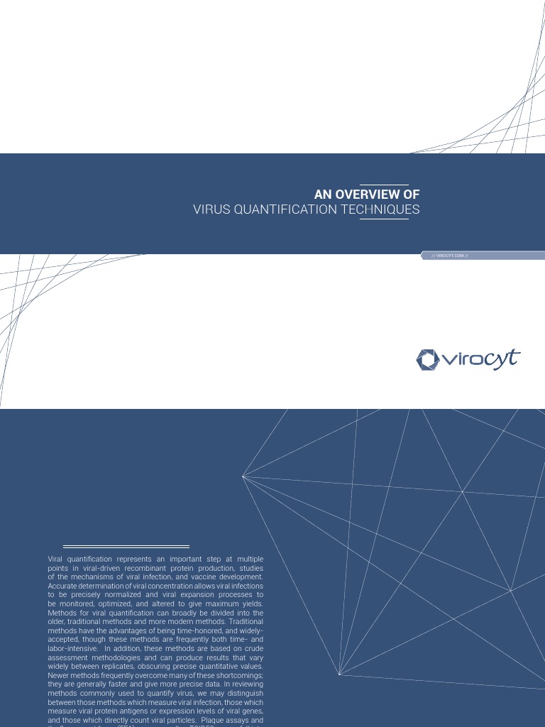 Virus Quantification White Paper | PDF | Elisa | Virus