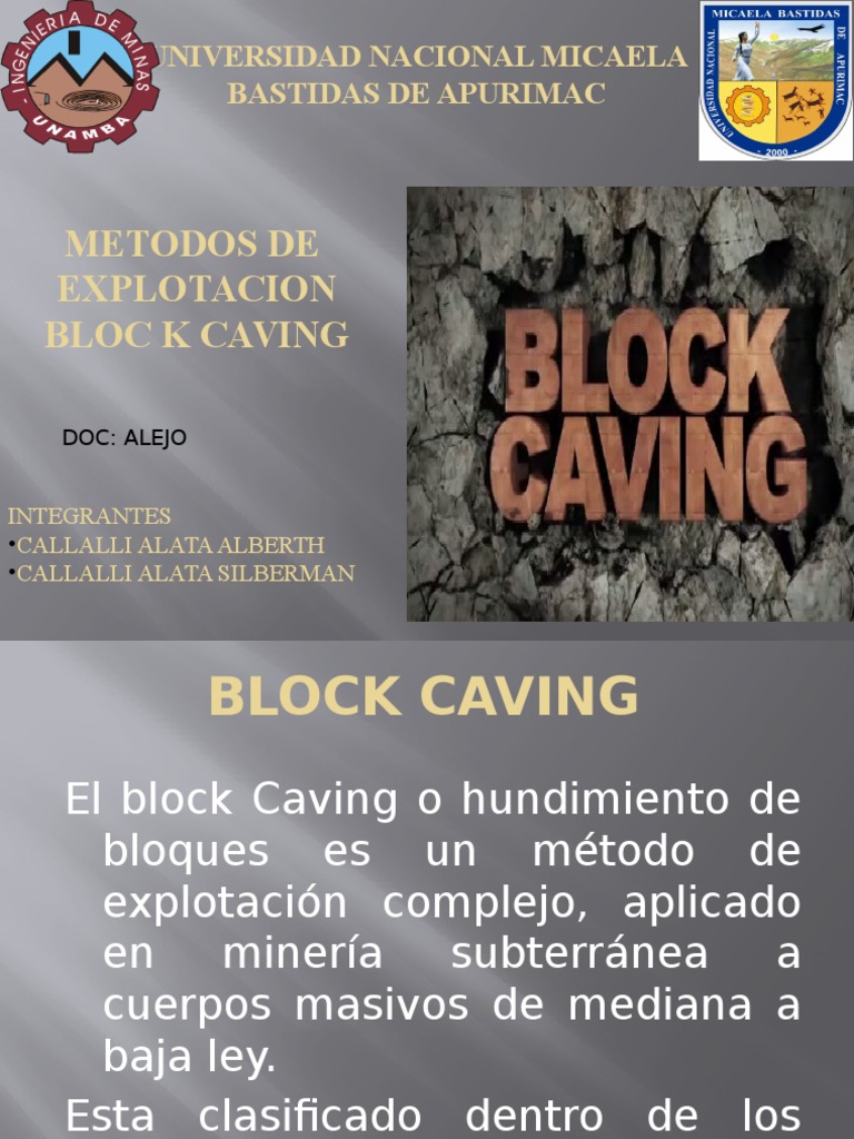Block Caving | PDF
