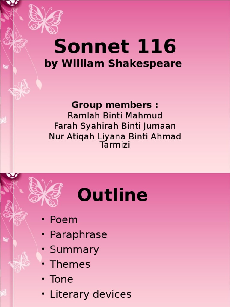 Sonnet 116 | PDF | Sonnets | Poems