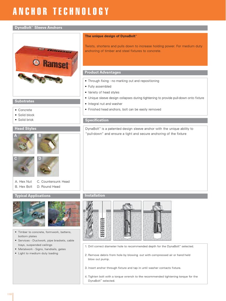 Dyna Bolt | Screw | Building Engineering