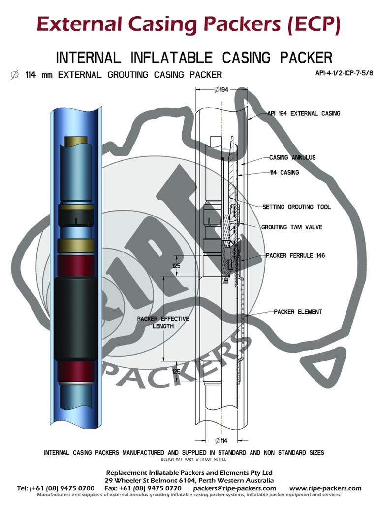 External Casing Packers Overview | PDF | Business | Home & Garden