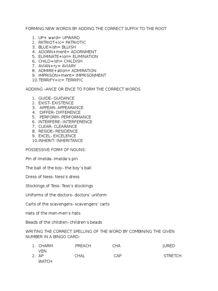 My English Reviewer | PDF