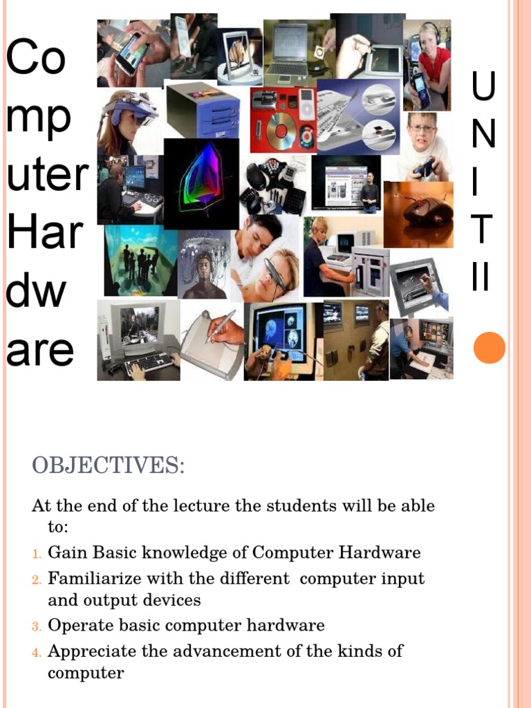 Unit II-Computer Hardware | PDF | Read Only Memory | Computer Data Storage