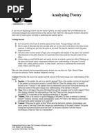 SMILE Poetry Analysis Worksheet | PDF | Poetry | Rhyme