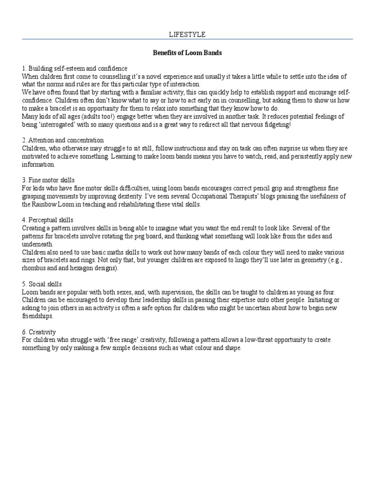 Lifestyle | PDF | Self Esteem | Behavioural Sciences