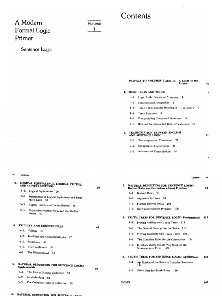 A Modern Logic Primer Vol. 1 | PDF | Argument | Interpretation (Logic)