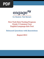 2025 NY Grade 6 ELA Test Released Questions | PDF