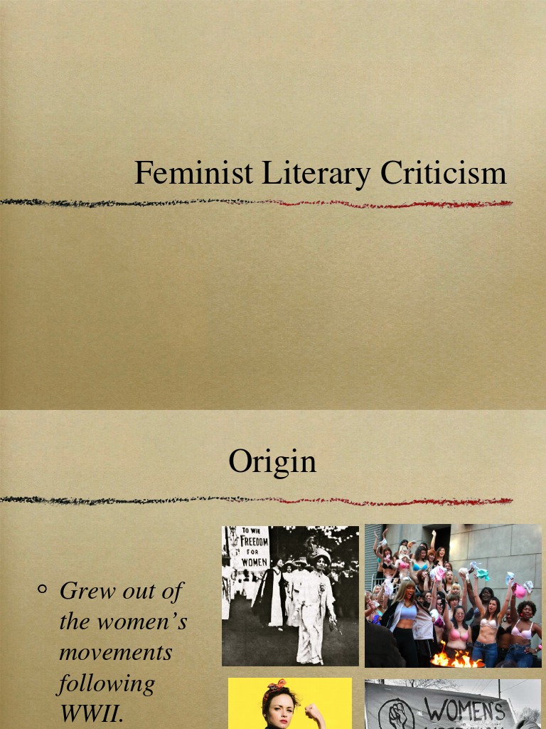 Feminist Criticism | PDF | Philosophy
