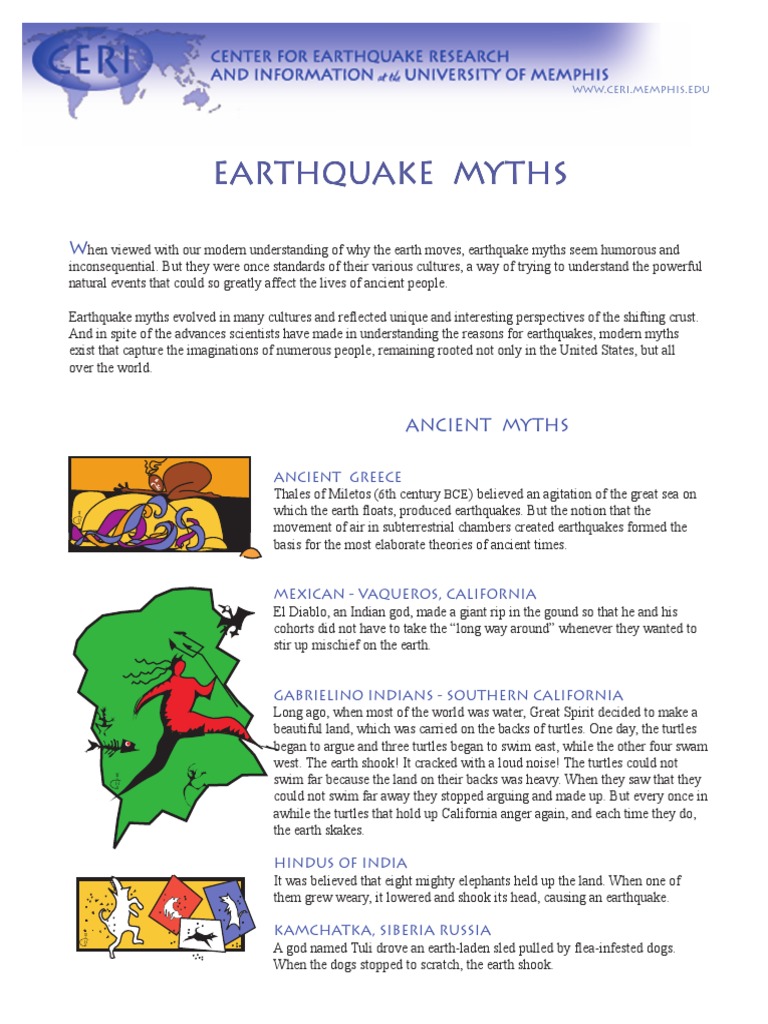 Earthquake Myths | Earthquakes | Tide