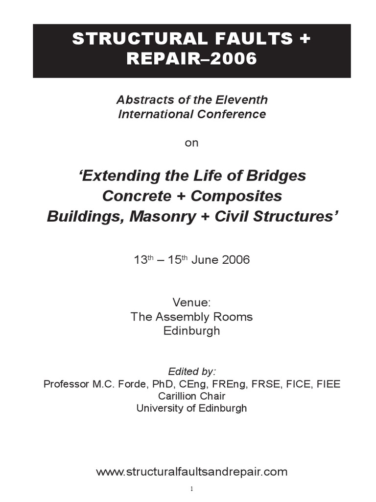 Extending The Life of Bridges | PDF | Prestressed Concrete ...