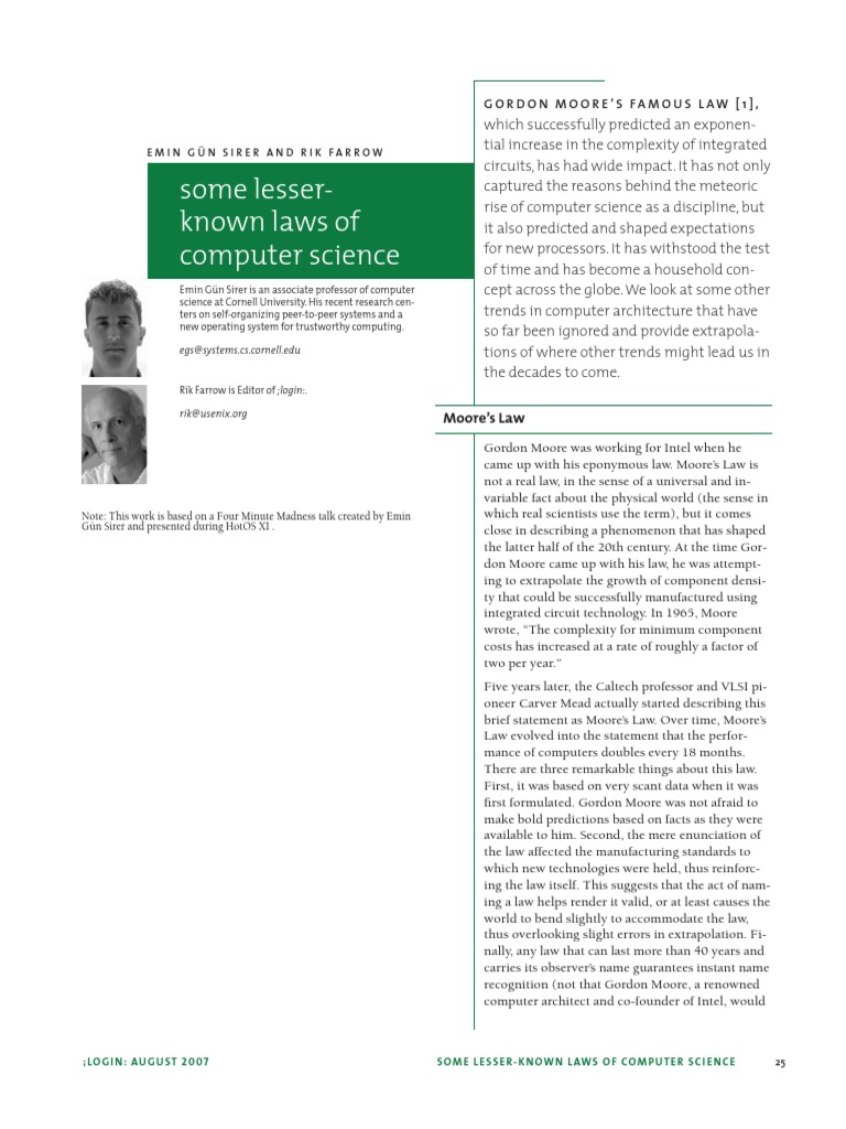 Lesser Known Laws | PDF | Electronics | Digital Electronics