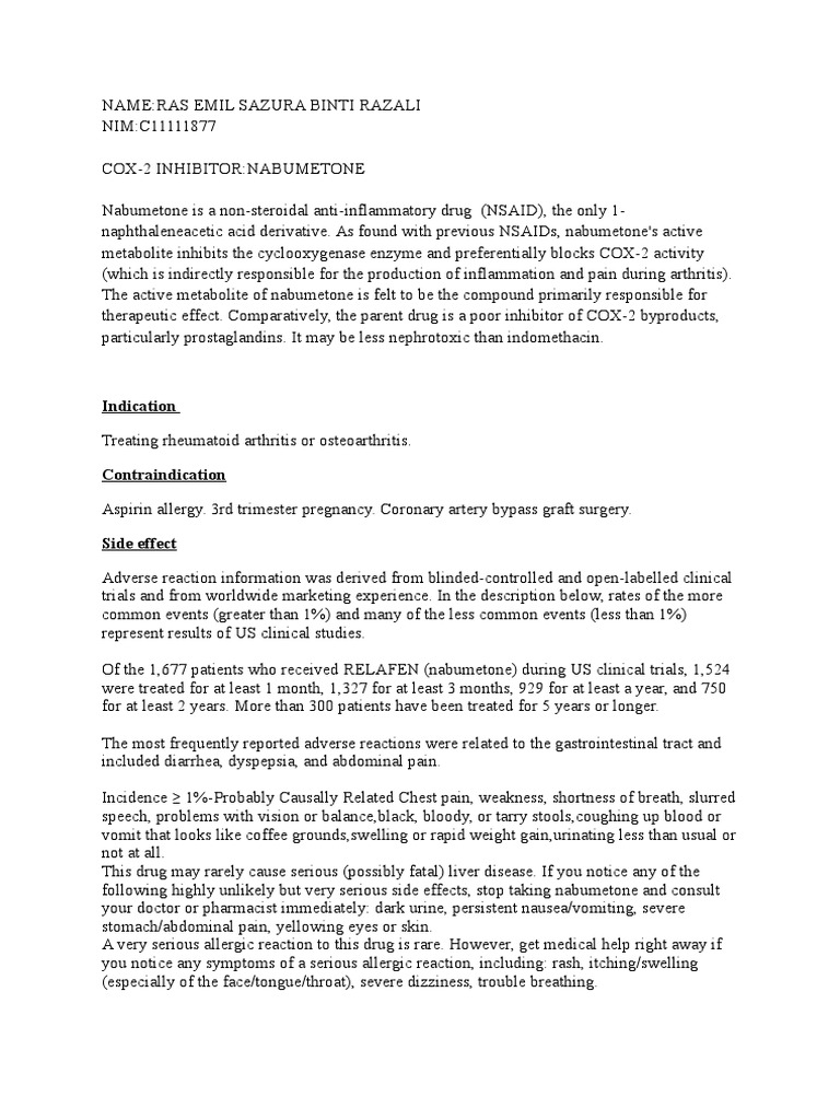 Coxib 2 | PDF | Nonsteroidal Anti Inflammatory Drug | Drugs