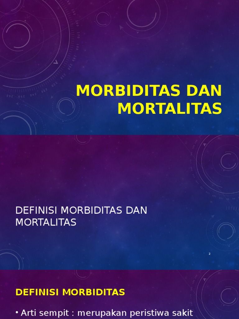 Morbiditas Dan Mortalitas | PDF
