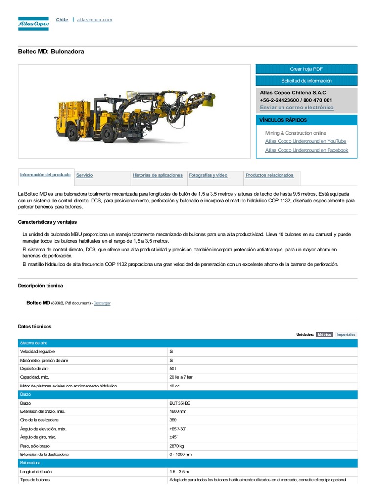 Datos Tecnicos Boltec MD | PDF | Eje | Bomba