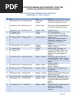 MMU Academic Calendar 2024-2026 | PDF