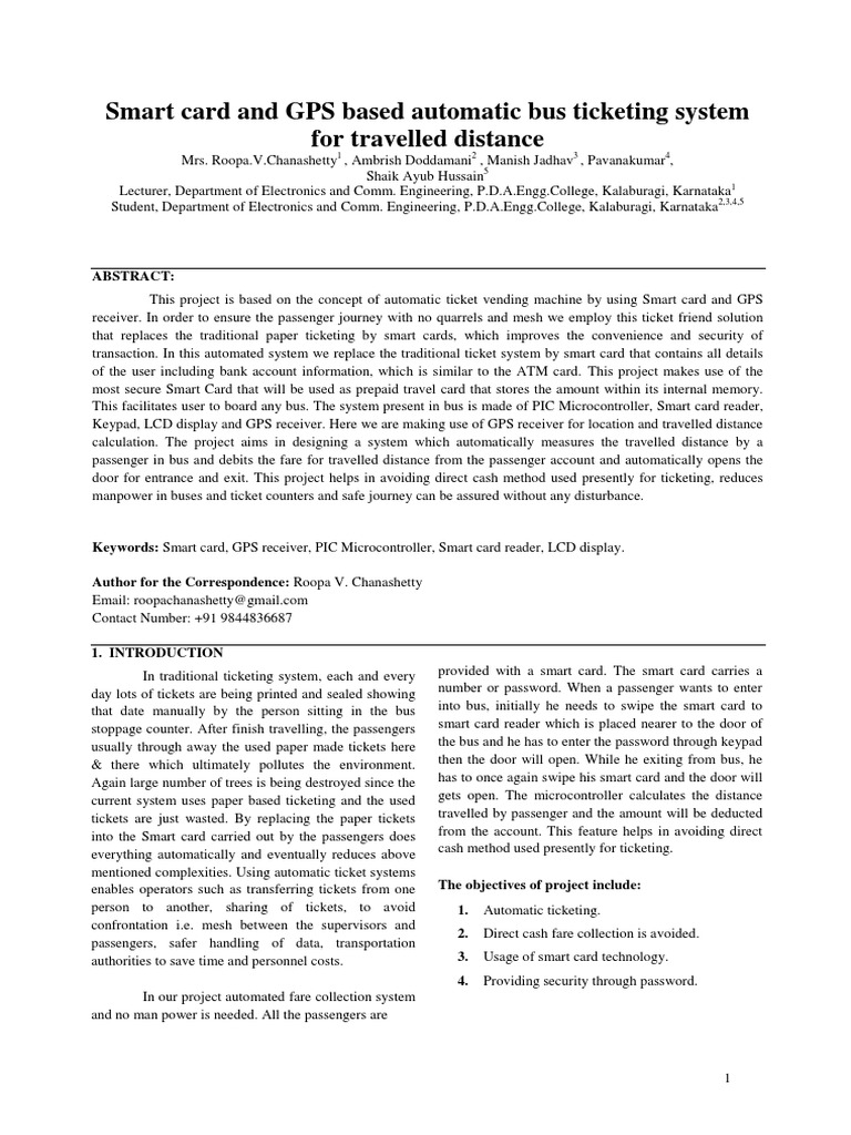 Smart Card & GPS PDF | Download Free PDF | Power Supply | Smart Card