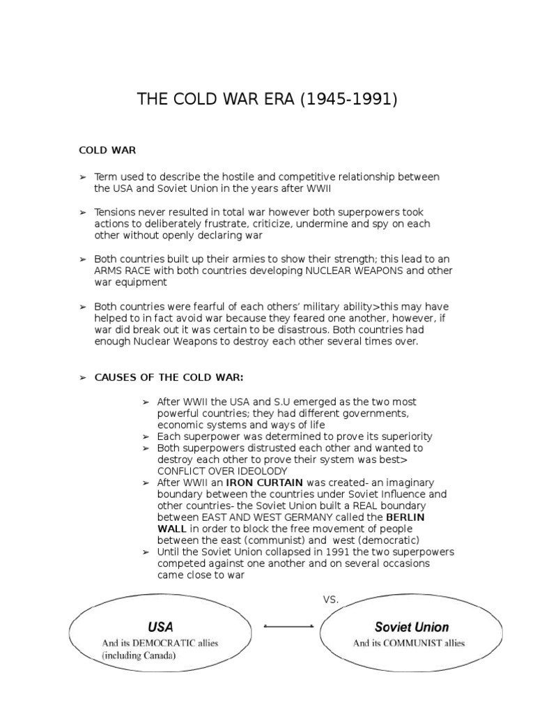 Cold War: Superpowers in Conflict | PDF | History