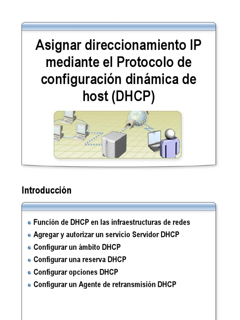 Clase DHCP | PDF | Dirección IP | Redes de computadoras
