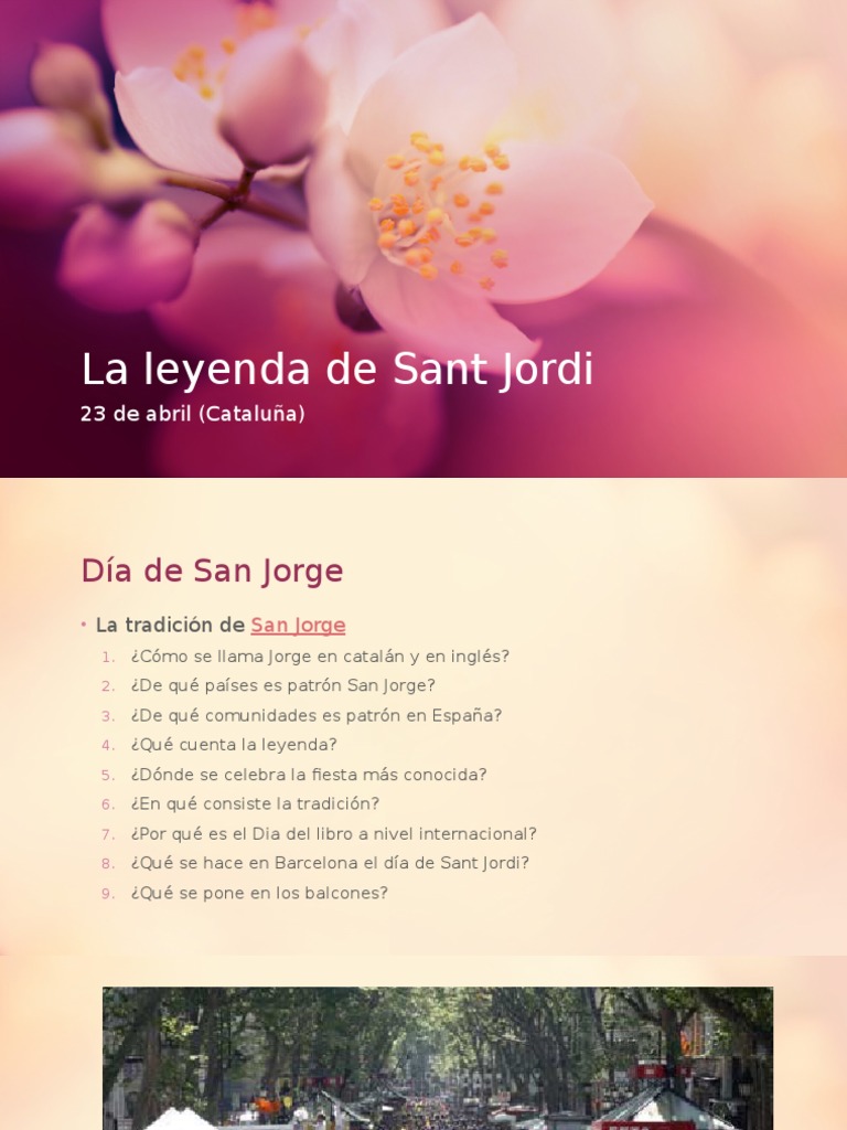 La Leyenda de Sant Jordi | PDF
