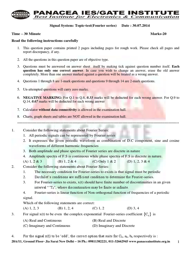 Question Has Only One Correct Answer. in Case You Wish To Change An ...