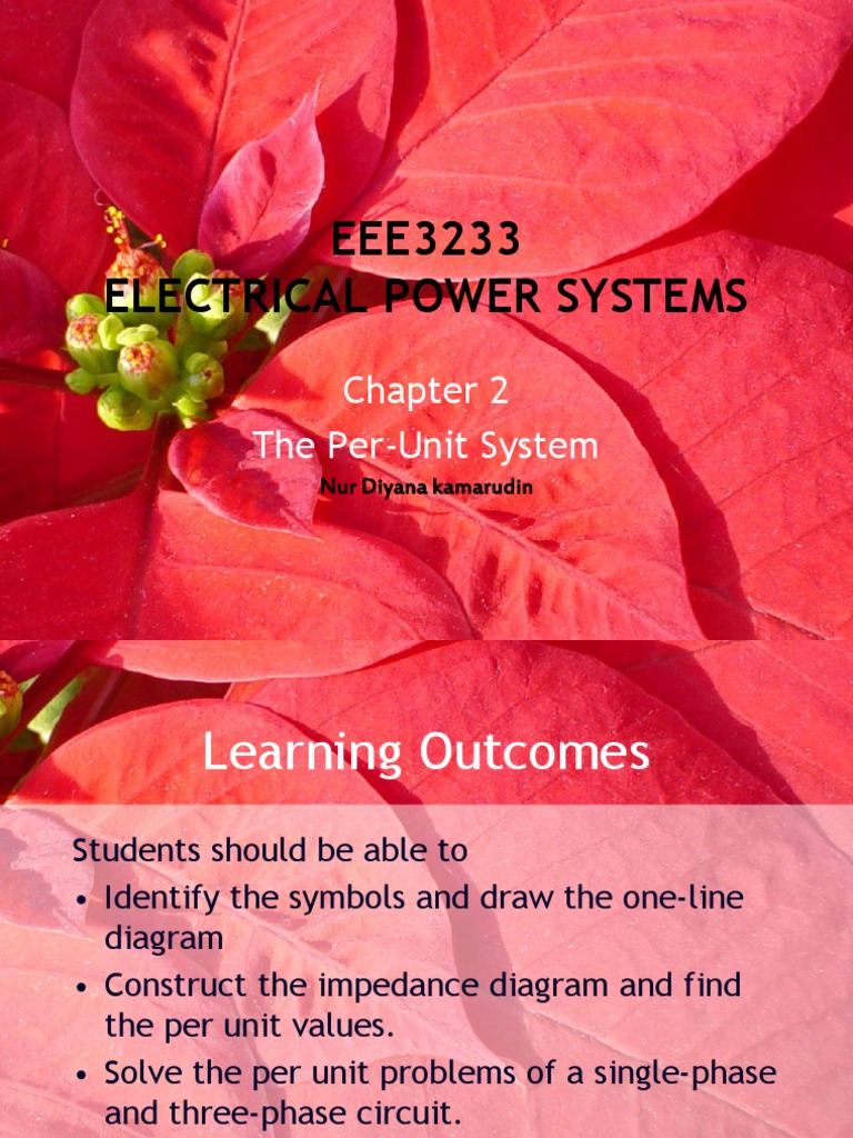 CH 2 Power Sys 010809 | PDF | Electrical Impedance | Electric Power System