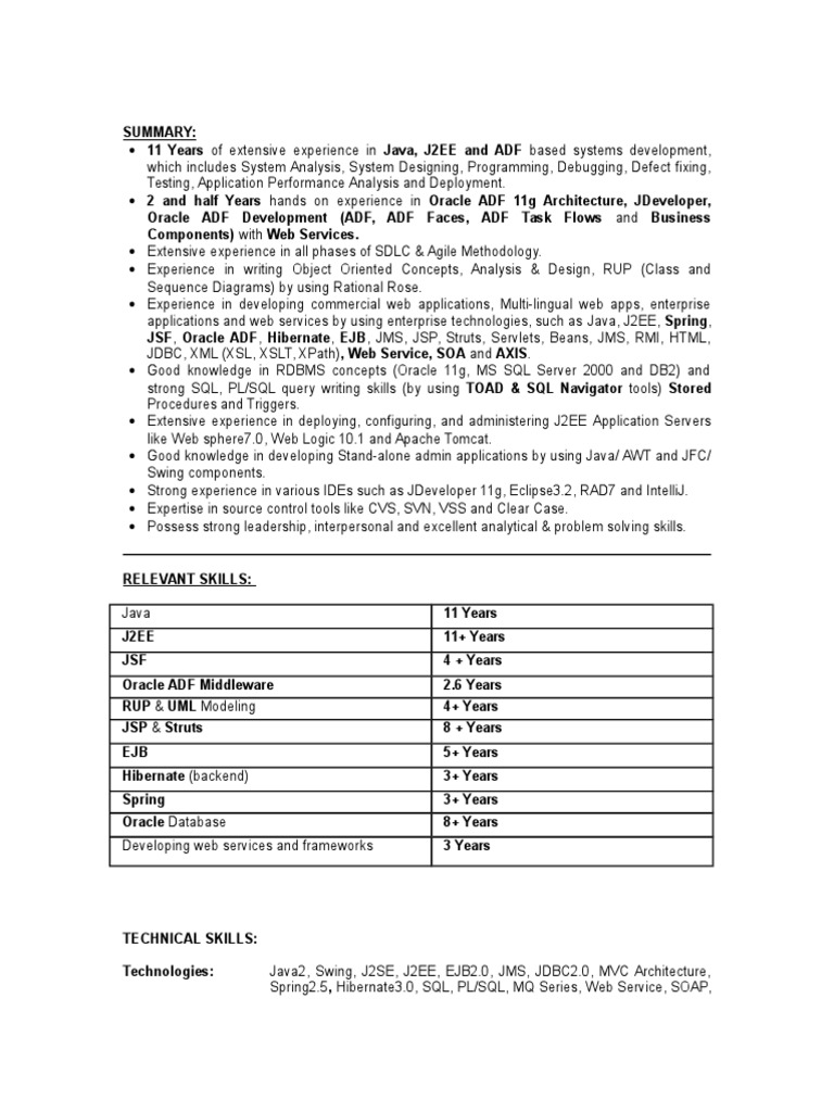 Oracle ADF Developer | PDF | Java Server Faces | Java Server Pages