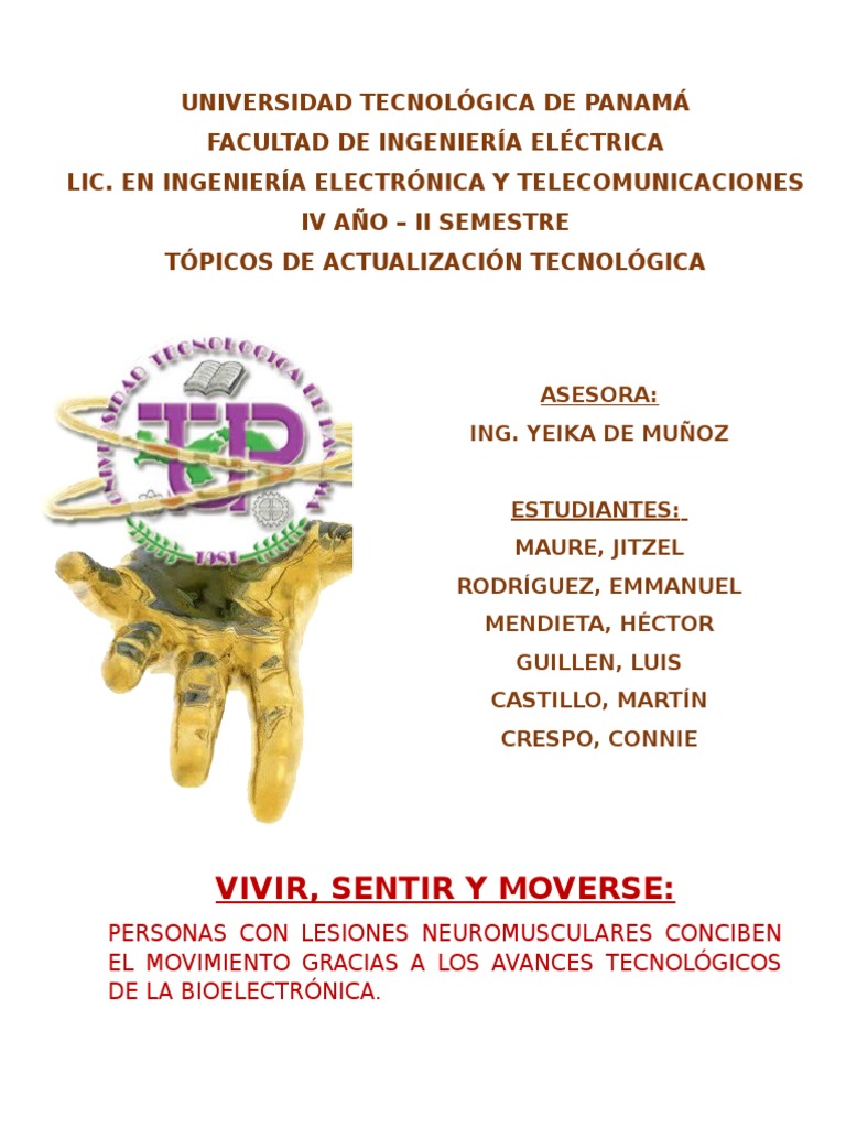 Avances en Bioelectrónica y Movimiento | PDF | Electromiografia | Neurona