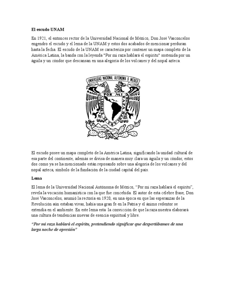 El-Escudo UNAM | PDF