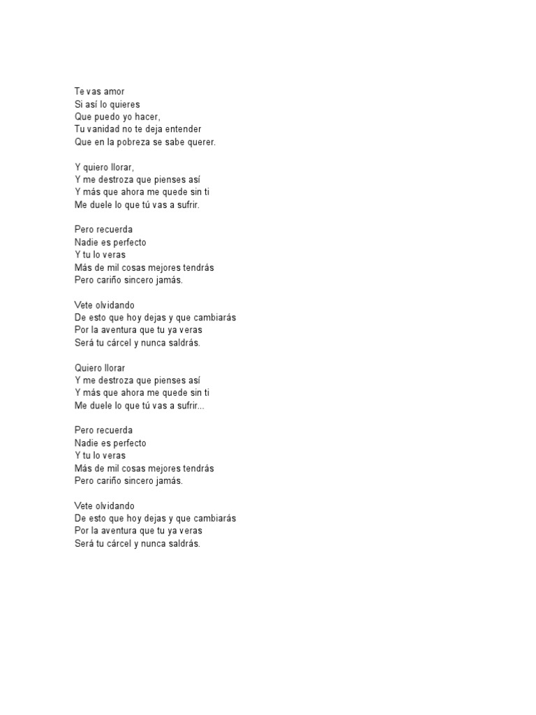 Tu Cárcel - Enanitos Verdesd - Letra | PDF