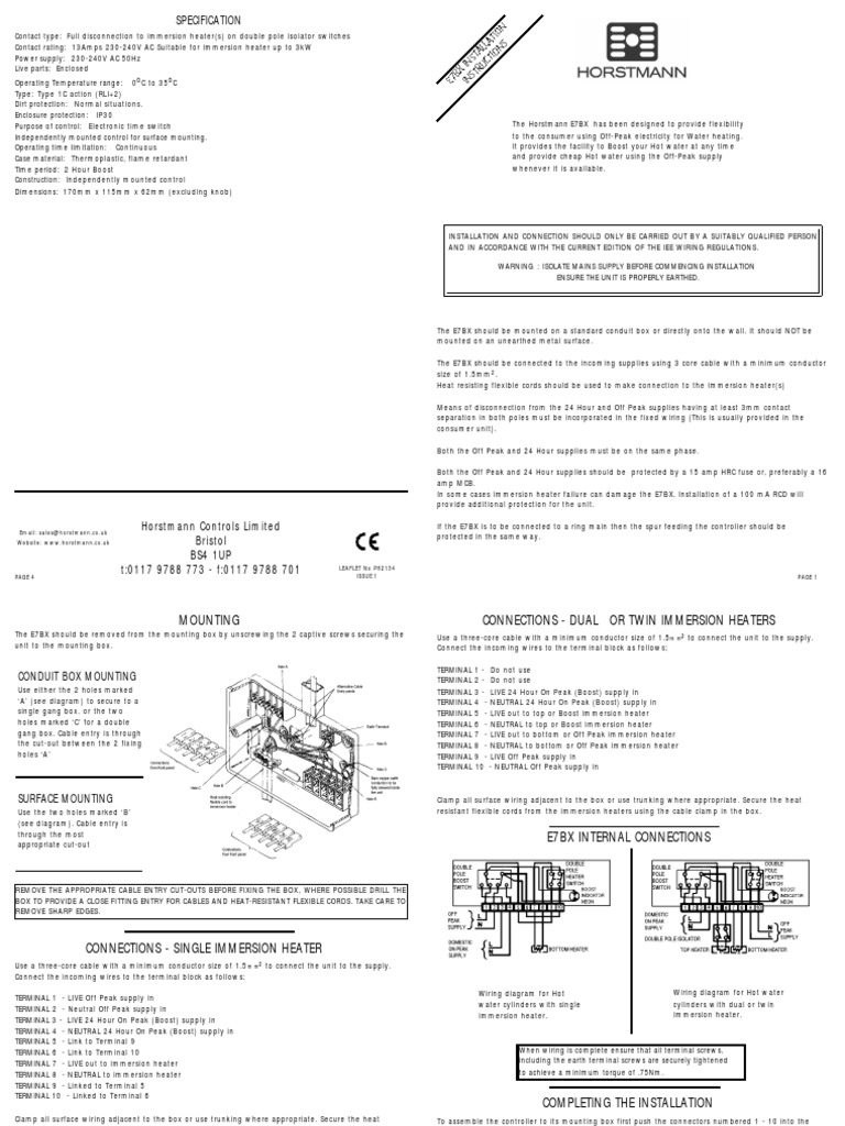 TMP 17484-Installer Instructions E7BX2124458459 | PDF | Electrical ...