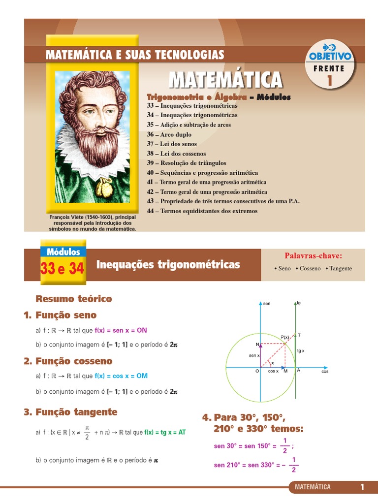 Cad C3 Teoria 1serie 3bim Matematica | PDF | Sequência | Triângulo
