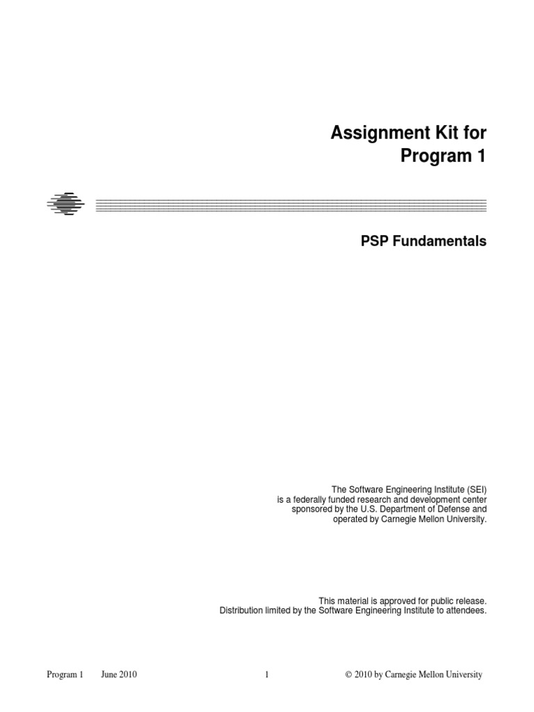 Program 1 Assignment Kit | PDF | Mean | Standard Deviation