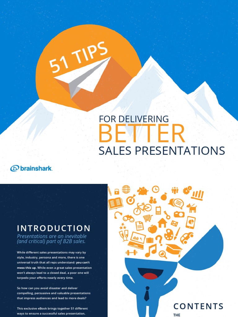51 Sales Presentation Tips | PDF | Tablet Computer | Sales