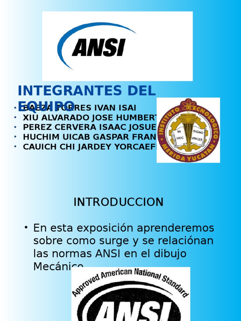 Normas ANSI | PDF | Ciencia y Tecnología | Science
