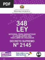 Resumen Ley 348 | PDF | La violencia contra las mujeres | Violación