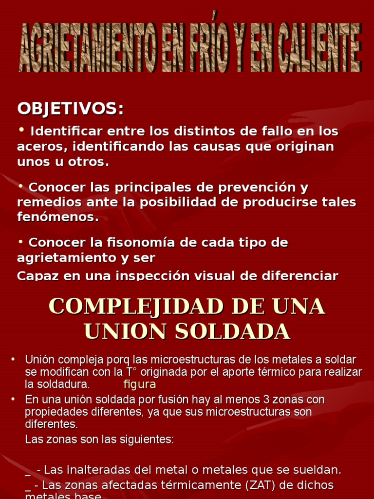 Agrietamiento en Frio y en Caliente | Descargar gratis PDF | Soldadura ... Agrietamiento en Frio y en Caliente | Descargar gratis PDF | Soldadura ...