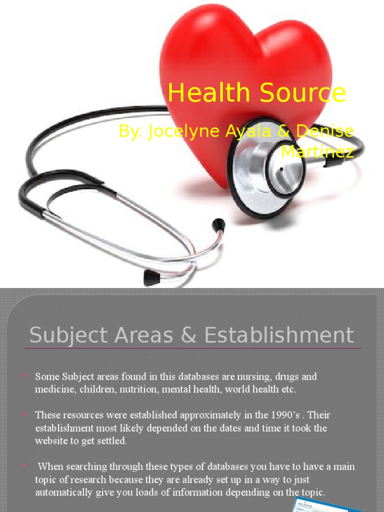 Health Source | PDF