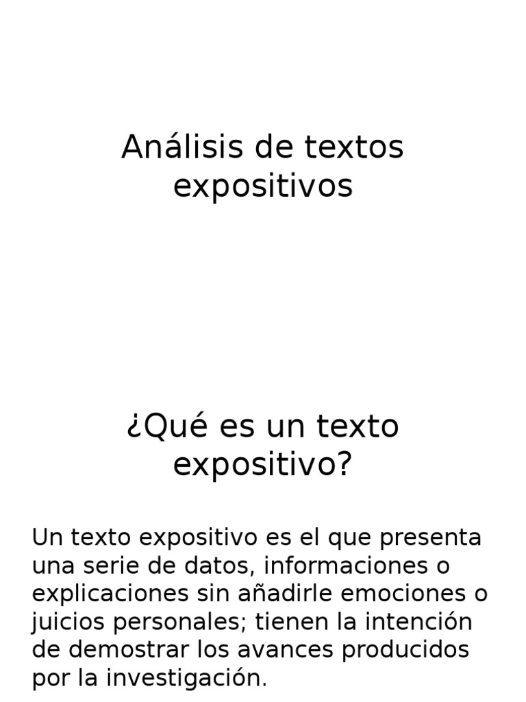 Análisis de Textos Expositivos | PDF | Diccionario | Science