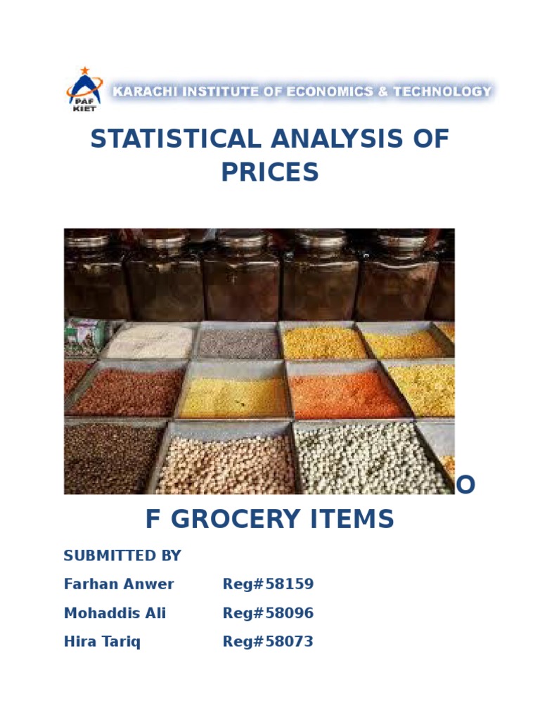 STATISTICAL ANALYSIS OF PRICES Final | PDF | Statistical Hypothesis ...