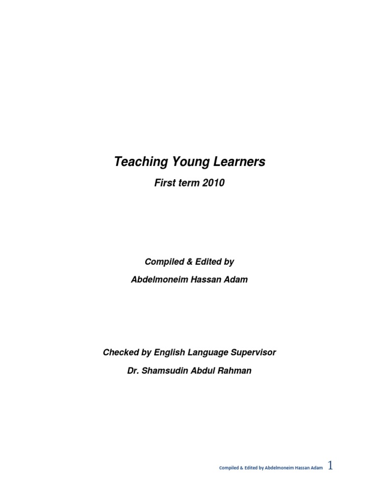 Teaching English To Young Children - Sharing | PDF | Educational ...