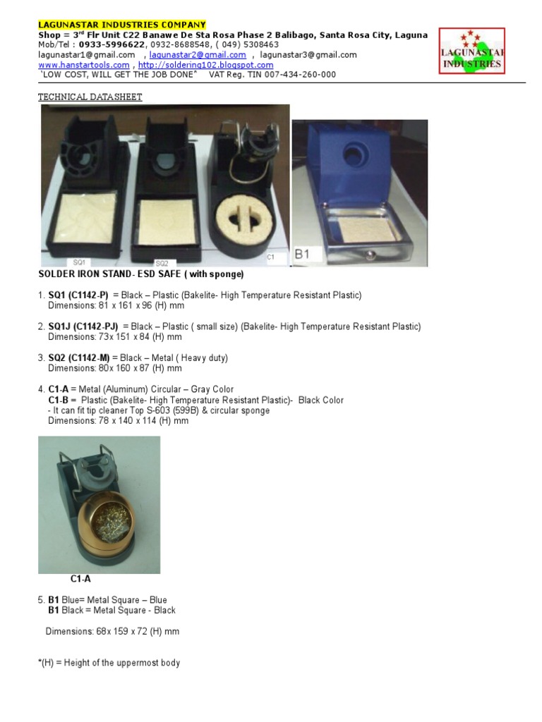 Solder Iron Stand | PDF