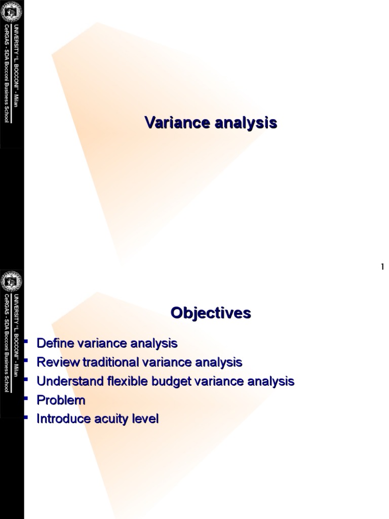 Variance Analysis | Download Free PDF | Profit (Accounting) | Variance