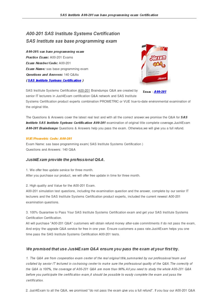 A00 201 Example | PDF