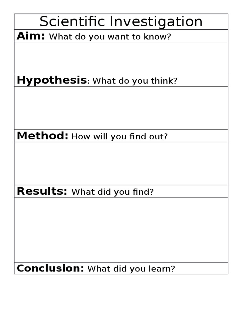 Scientific Investigation | PDF | Science & Mathematics
