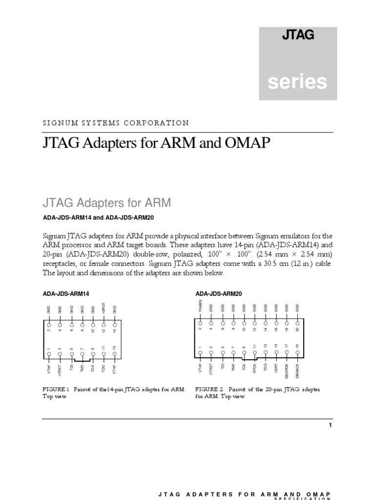 Jtag Arm Connectors | PDF | Electrical Connector | Computer Architecture