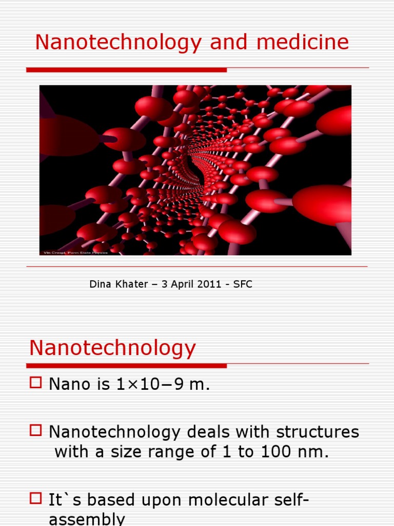 Nanotechnology in Medicine Overview | PDF | Nanomedicine | Nanotechnology